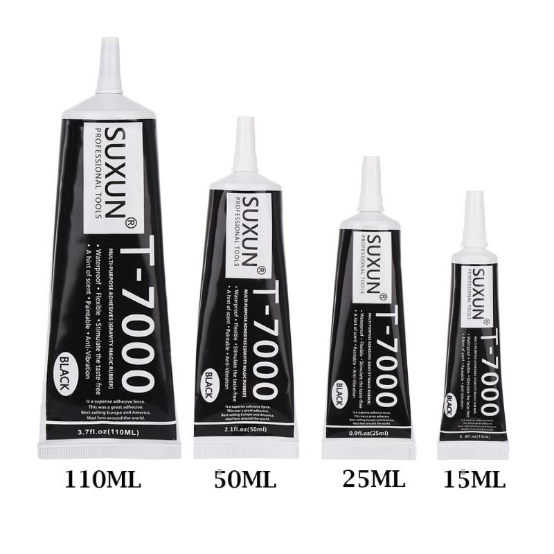 Jual LEM LCD SUXUN T7000 HITAM 15ML/50ML/110ML ORIGINAL | Shopee Indonesia