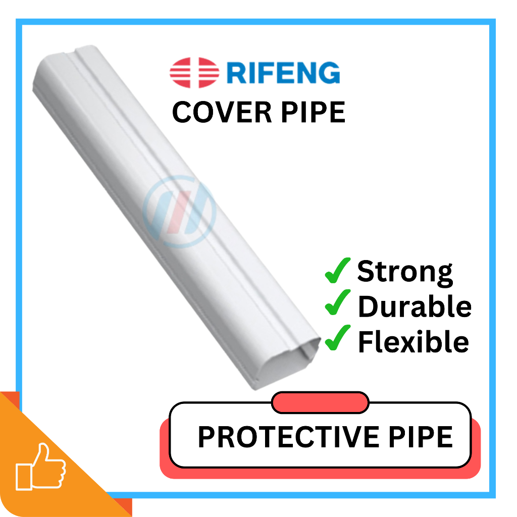 Jual Cover Pipa AC / protective pipe rifeng uk 1 meter putih | Shopee ...