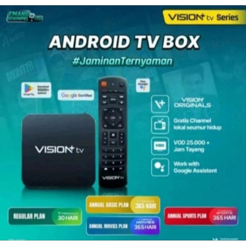 Jual #MNC PLAYBOX TV #MNC VISION+ TV #ANDROID BOX TV | Shopee Indonesia