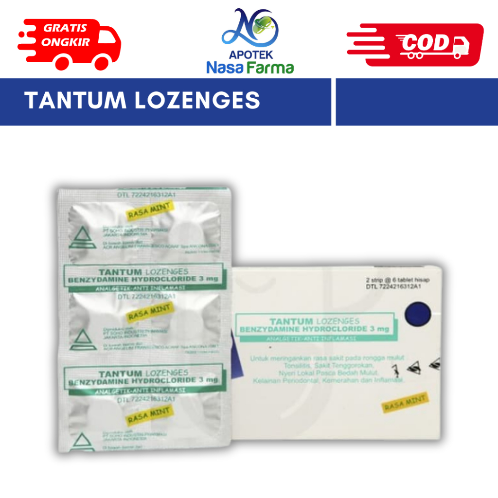 Jual Tantum Lozenges - Obat Radang Tenggorokan | Shopee Indonesia