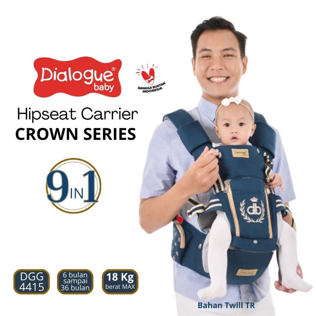 Jual Dialogue Baby Gendongan Hipseat Carrier Crown Series DGN 4415 ...