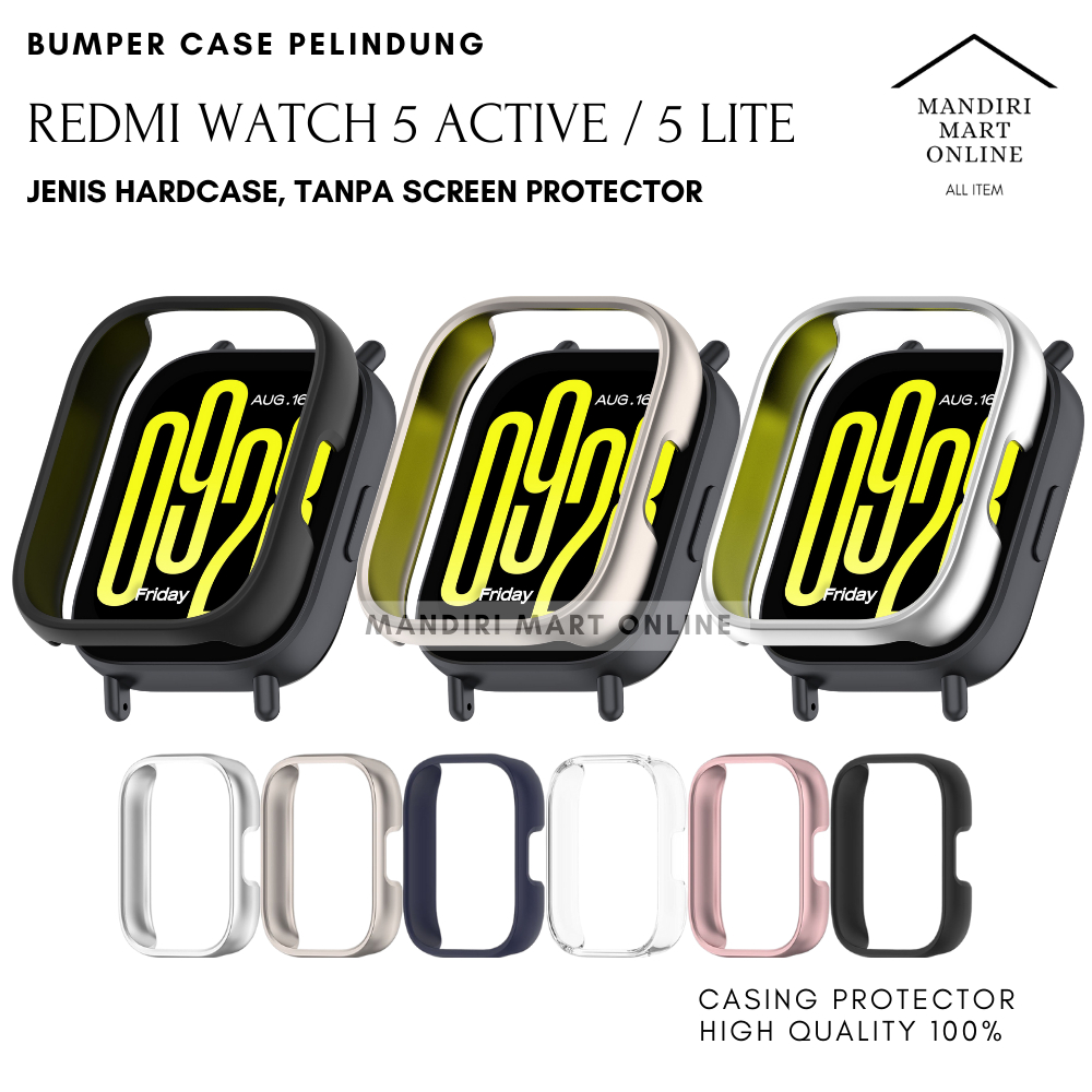 Jual Bumper Case 2 in 1 Redmi Watch 5 Active / Redmi Watch 5 Lite ...
