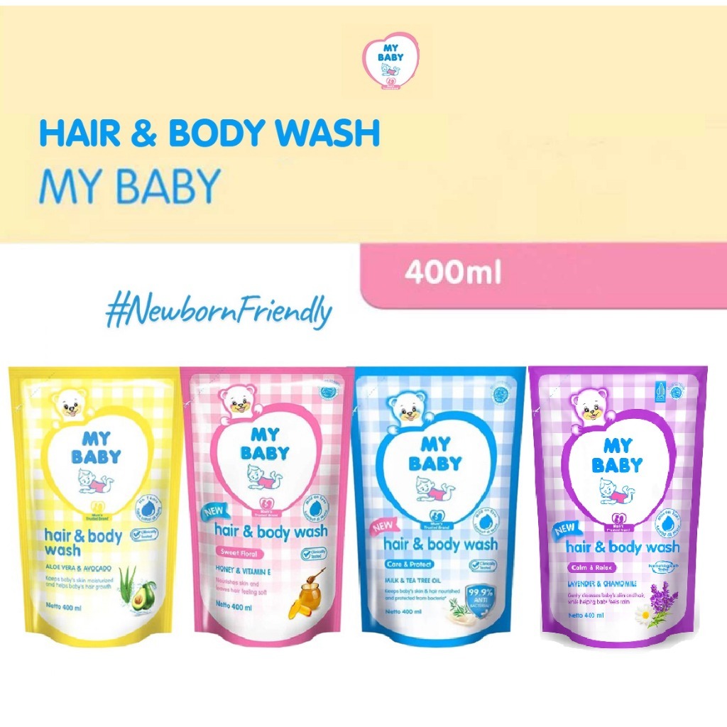 Jual REFILL 400 ML - MY BABY HAIR & BODY WASH KEMASAN POUCH 400 ML ...