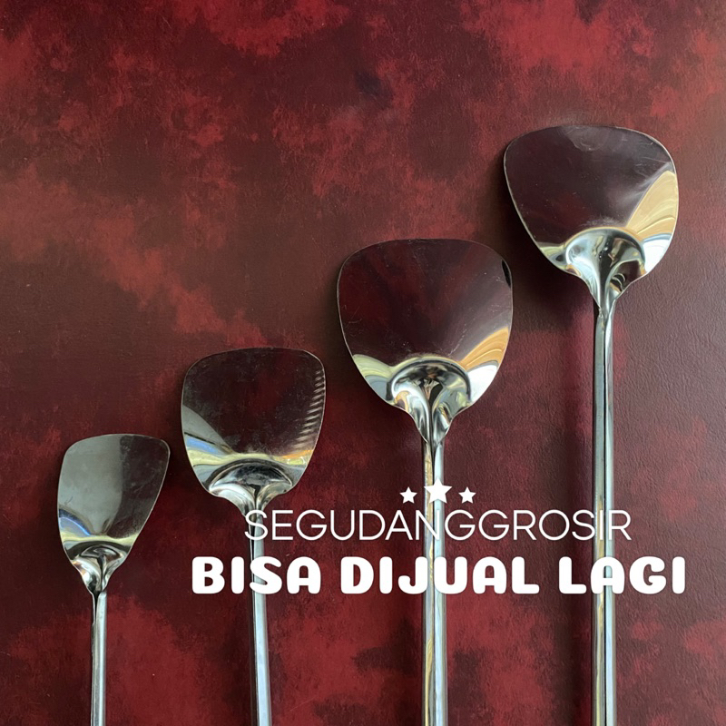 Jual SPATULA STAINLESS/SUTIL STAINLESS/SUTIL SEDANG /SUTIL BESAR/SUTIL ...