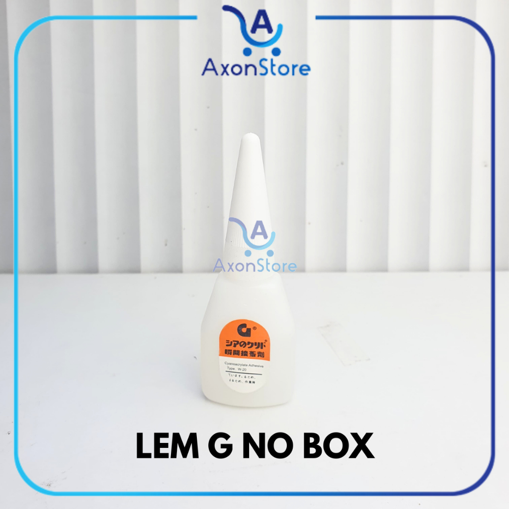 Jual Lem G TANPA BOX Lem Tetes Super Glue Cair Korea W-20 | Shopee ...
