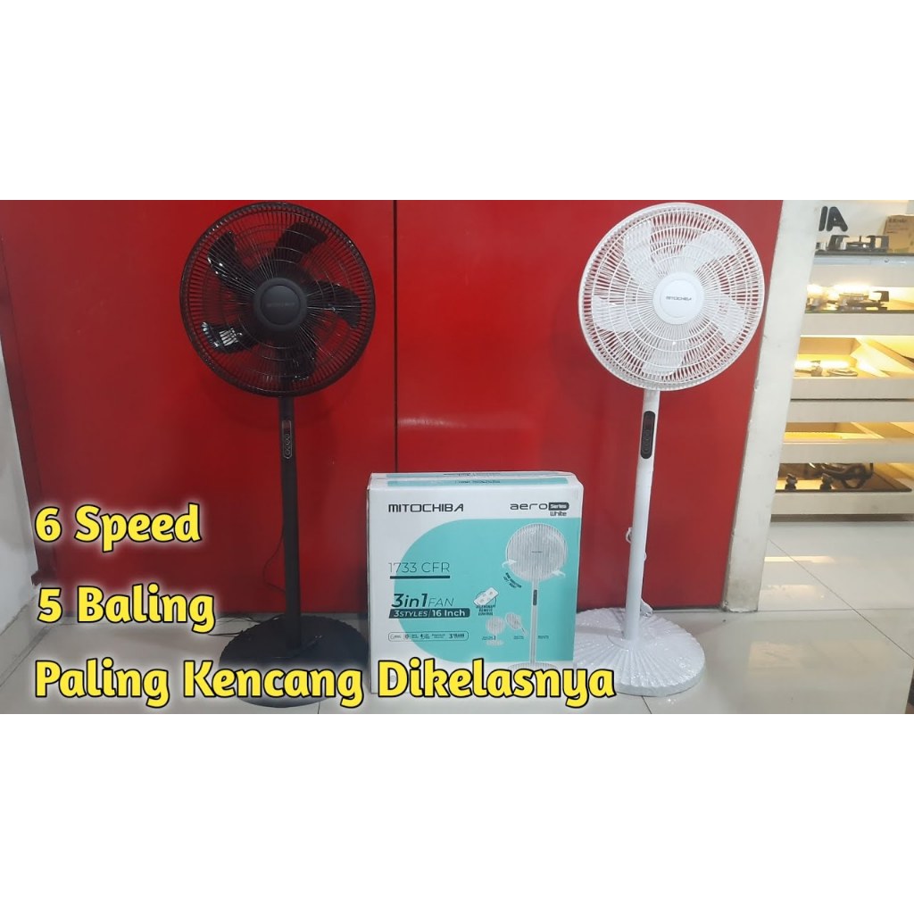 Jual MITOCHIBA Kipas Angin Remote 3in1 Multifungsi 1733CFR 16 Inch AERO ...