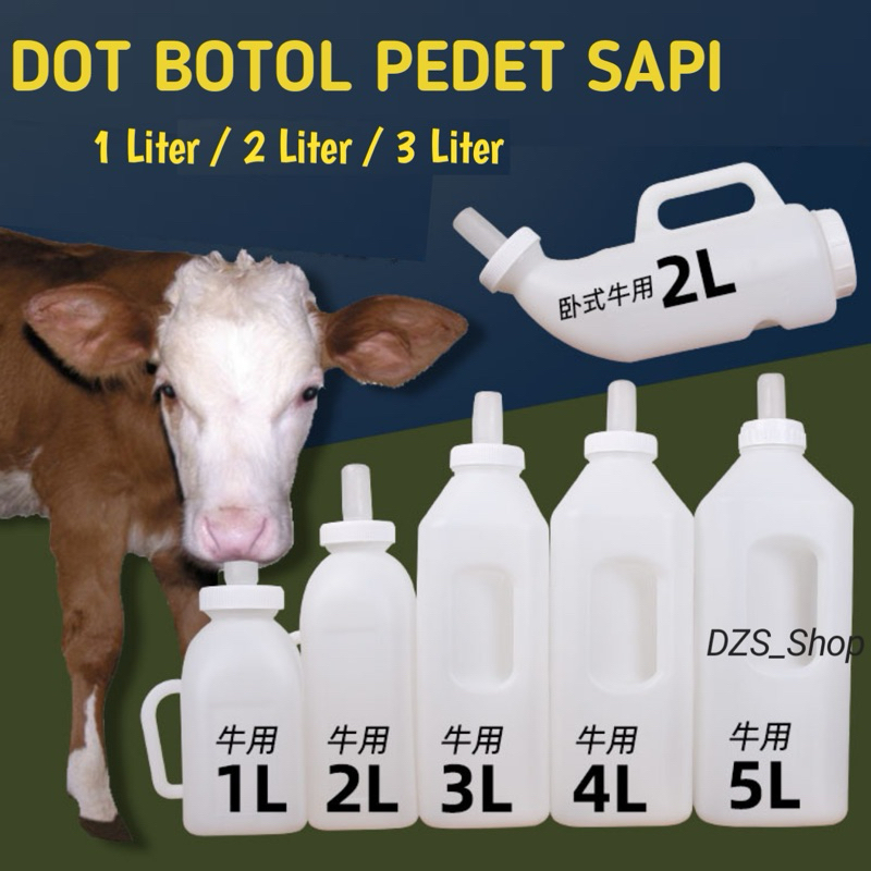 Jual Dot Botol Pedet Anak Sapi Kerbau Ukuran 1 Liter/2 Liter/3 Liter ...
