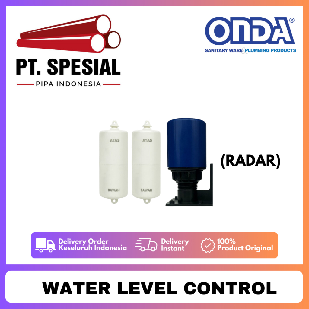 Jual Water Level Control Switch / Kadar Toren Pelampung Otomatis ONDA ...