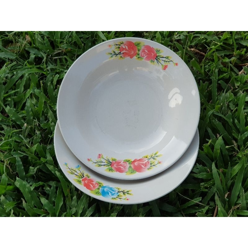 Jual PIRING KERAMIK 8 INCH SECOND GRADE (6 BIJI) | PIRING KERAMIK MURAH ...