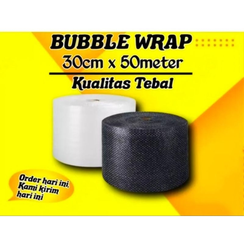 Jual Bubble wrap ukuran 30cm x 50m | Shopee Indonesia