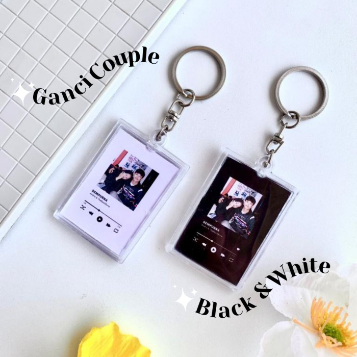 Jual GANTUNGAN KUNCI Akrilik Custom Keychain Foto Dua Sisi Ganci ...