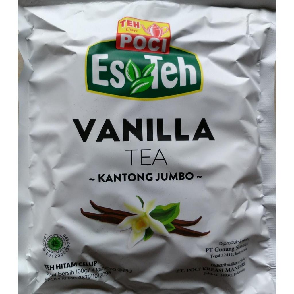 Jual teh poci vanilla, jasmine 100gr celup jumbo poci vanila, melati ...