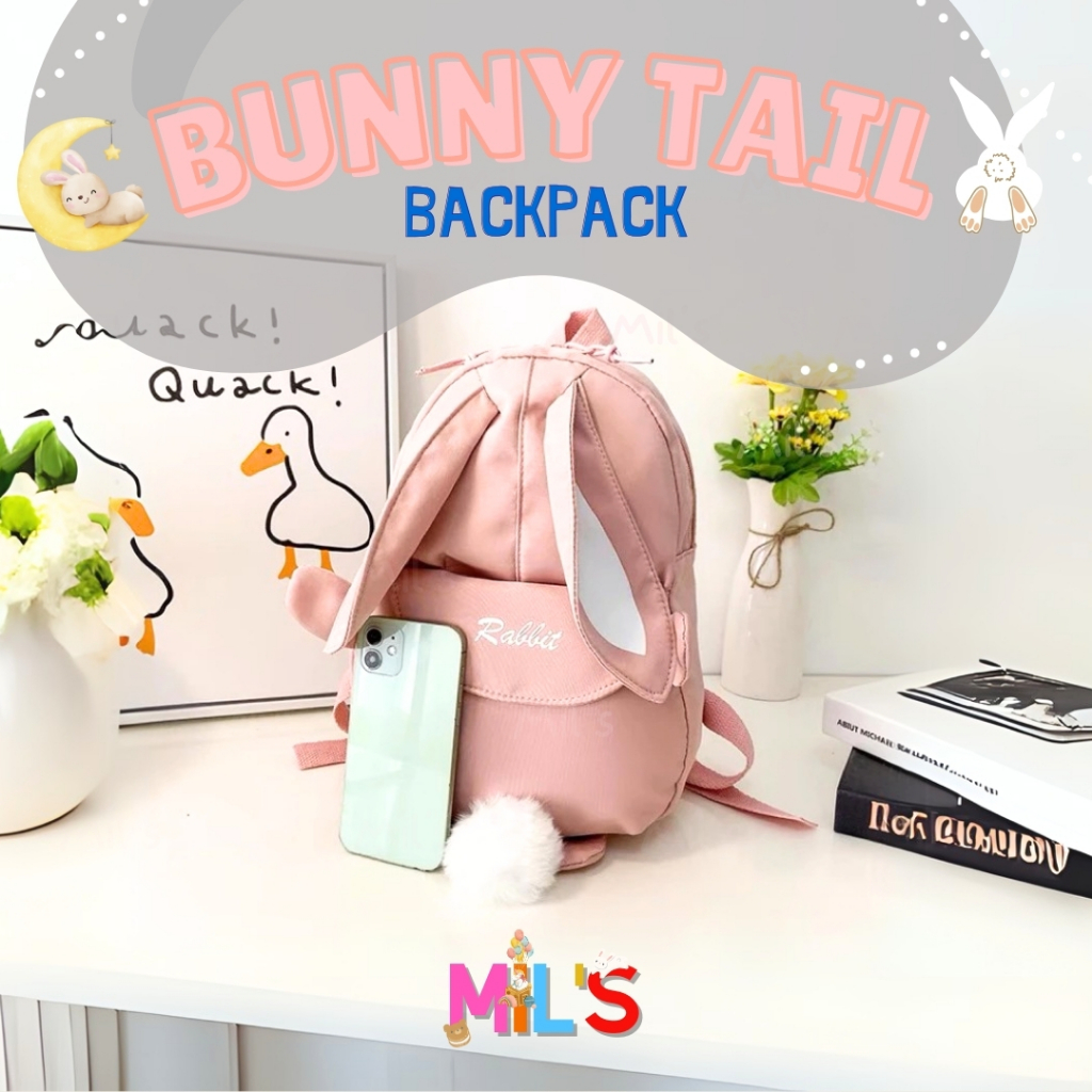 Jual [ CUTE MIL'S ]BACK TO SCHOOL TAS RANSEL ANAK & REMAJA BUNNY TAIL ...