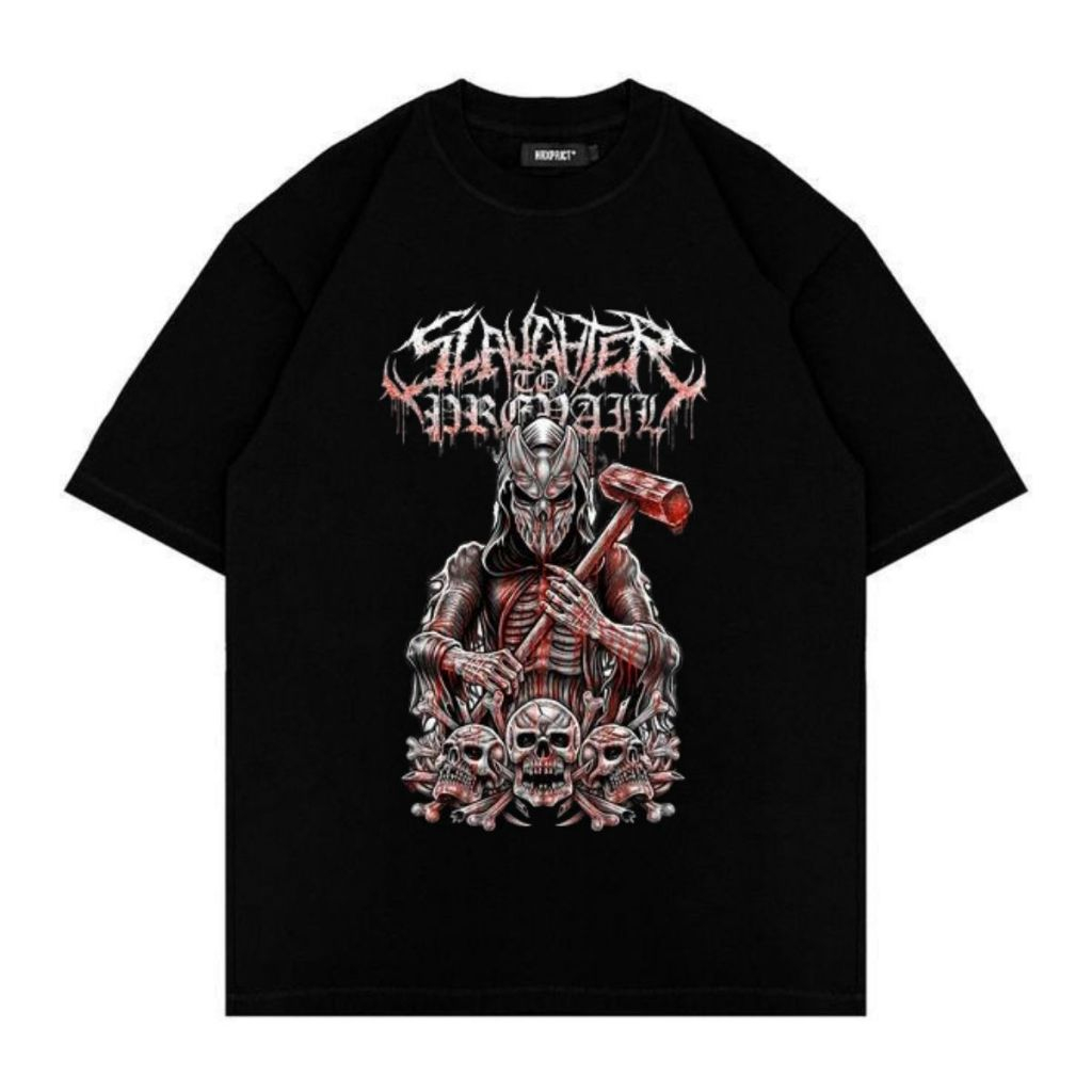 Jual Kaos Band Metal Slayer Hitam Reguler Fit Original Distro | Shopee ...