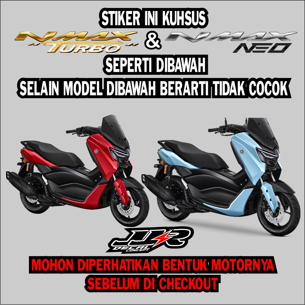 Jual STIKER DECAL NMAX NEO S TURBO 2024 FULL BODY 02 KONSEP VARIASI ...
