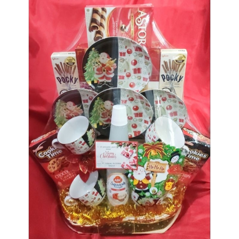 Jual PARCEL NATAL TAHUN BARU SNACKS SIRUP TEASET PREMIUM HAPPY NEW YEAR ...