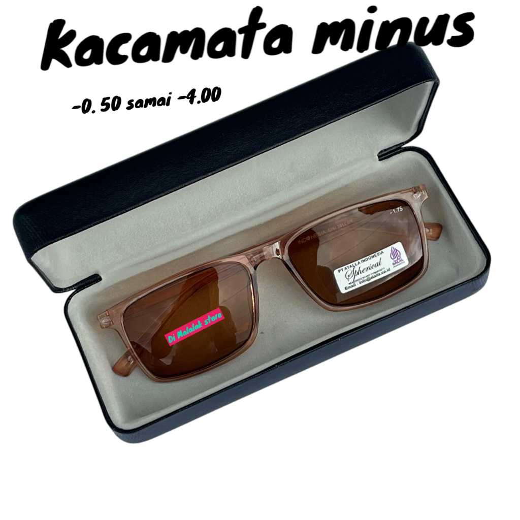Jual KACAMATA MINUS RABUN JAUH FRAME COKLAT LENSA COKLAT ANTI SILAU ...
