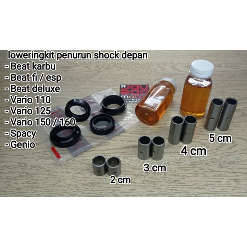 Jual LOWERING KIT TUBE PENCEPER PENURUN SHOCK DEPAN BEAT FI ESP VARIO ...
