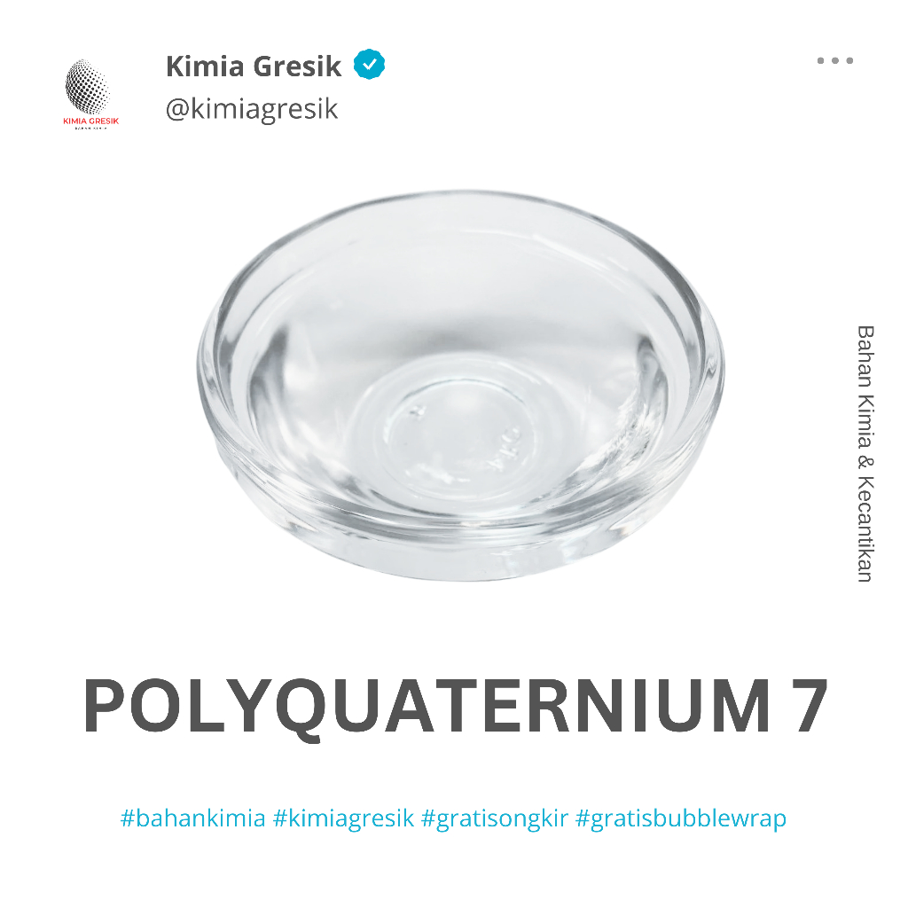 Jual PQ 7 Polyquaternium-7 Cosmetic Grade 100 gr | Shopee Indonesia