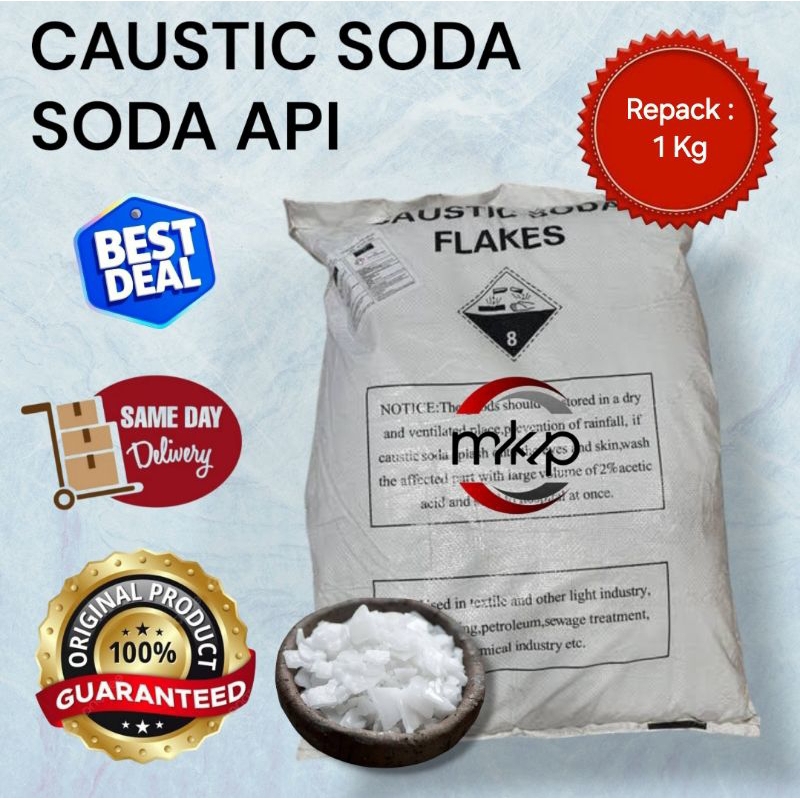Jual Soda api/caustic soda/saluran mampet (1 kg) | Shopee Indonesia