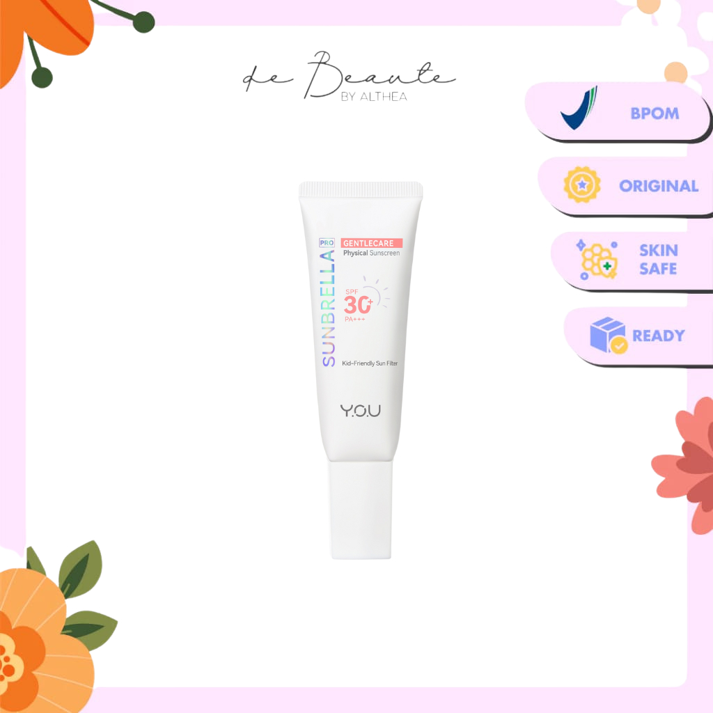 Jual You Sunbrella Pro Gentlecare Physical Sunscreen SPF 30+ PA+++ 8 in 1 Protection | Shopee ...