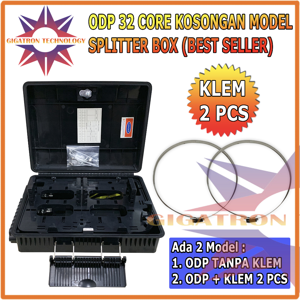 Jual ODP 32 Core Model Box Splitter Kosongan / ODP Tiang 32 Core PLC ...