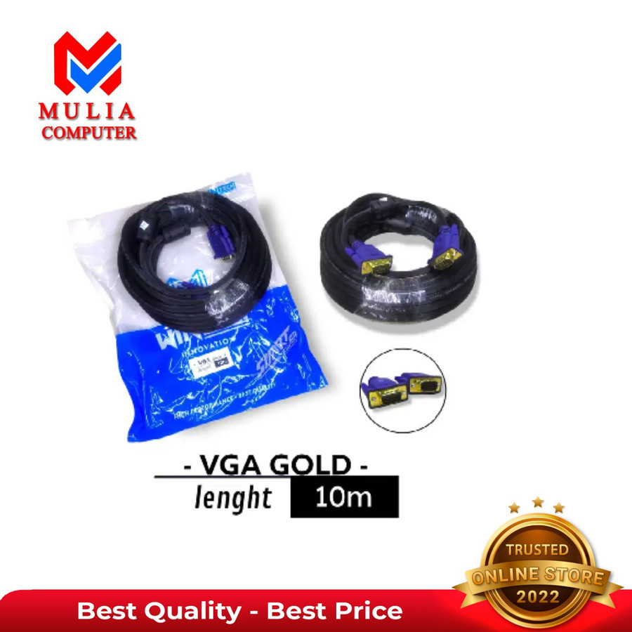 Jual Kabel VGA Gold 10meter | Shopee Indonesia