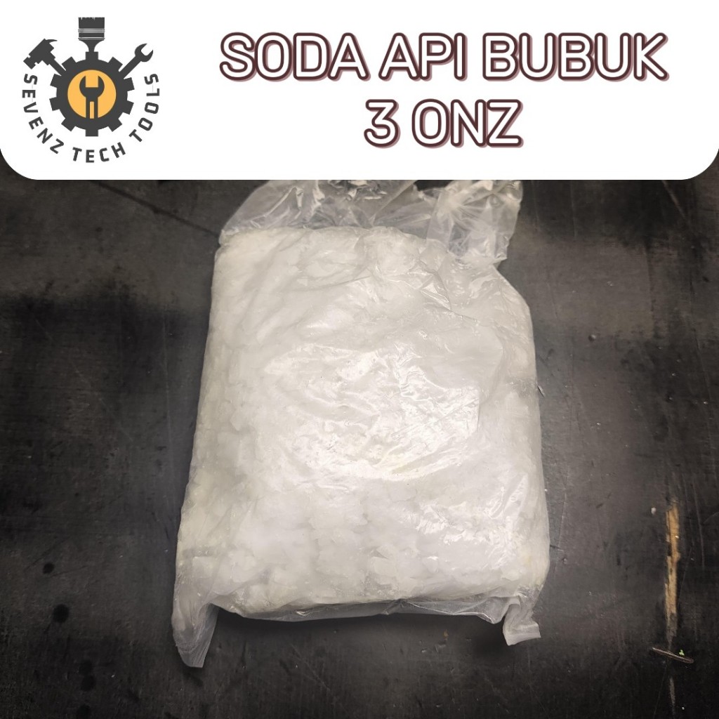 Jual 3 ONZ SODA API BUBUK / CAUSTIC SODA FLAKES NaOH per 300 GRAM SODA ...