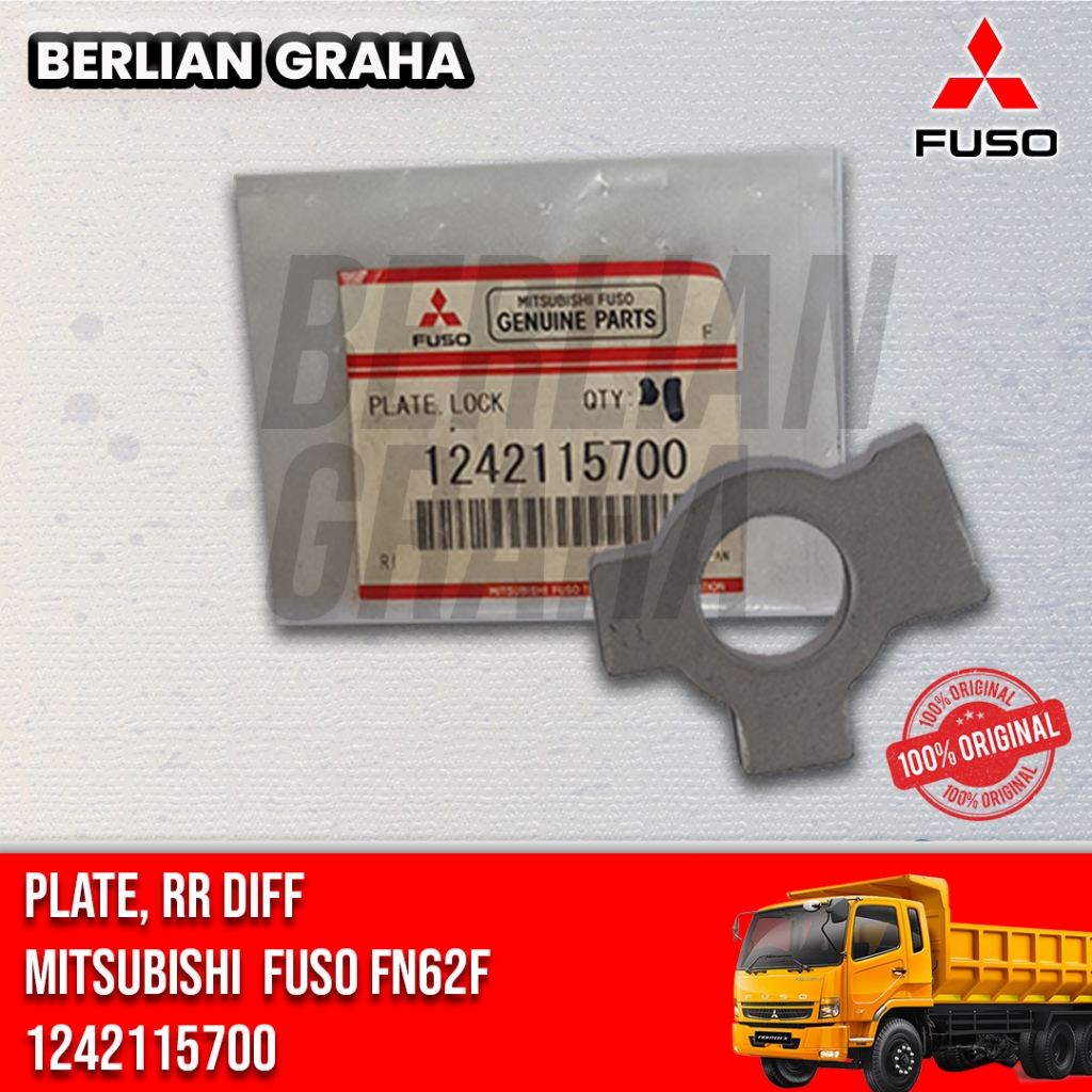 Jual Plate, Rr Diff Fuso FN62F Original Mitsubishi | 1242115700 ...