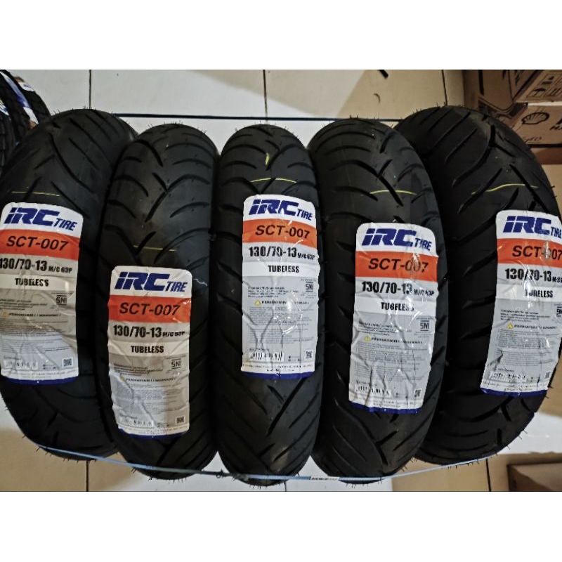 Jual Ban Luar IRC SCT-007 130/70-13 Tubeless / Ban Belakang Sepeda Motor NMAX PCX 100% Original ...