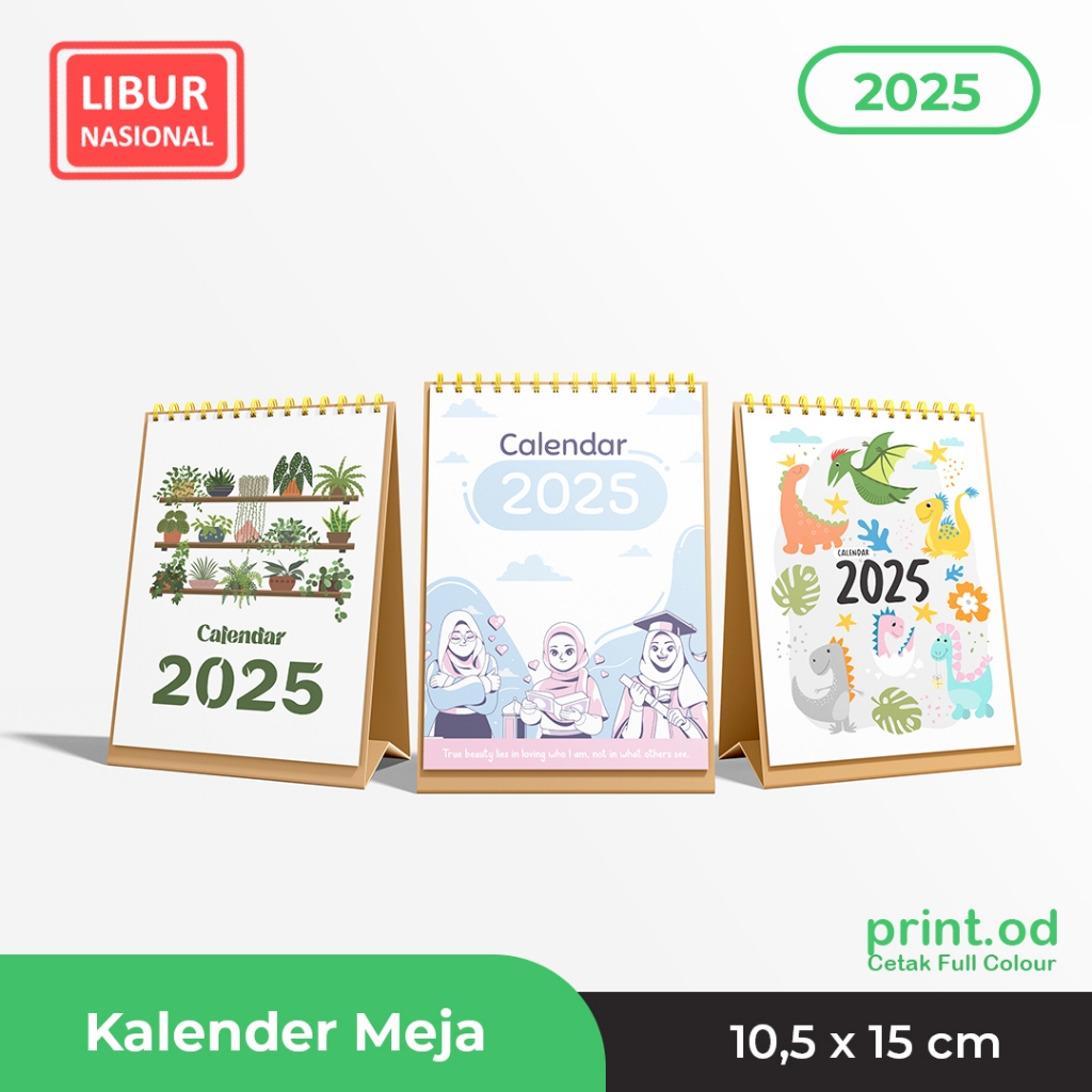 Jual Kalender Meja || Desk Calendar A6 2025 I Kalender Meja Aesthetic I ...