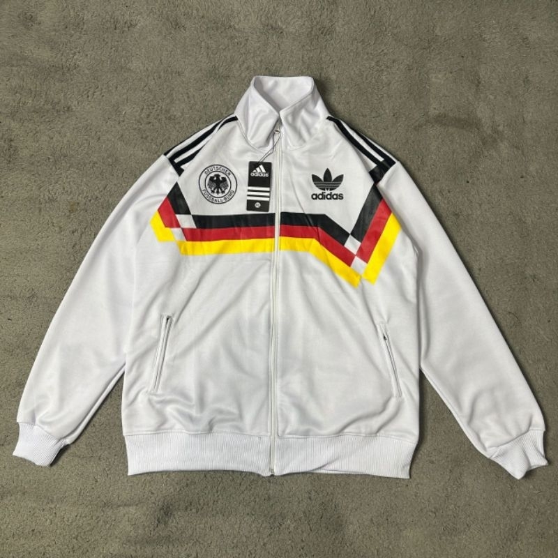 Jual TRACKTOP ADIDAS WHITE GERMANY FULL TAG LABEL | Shopee Indonesia