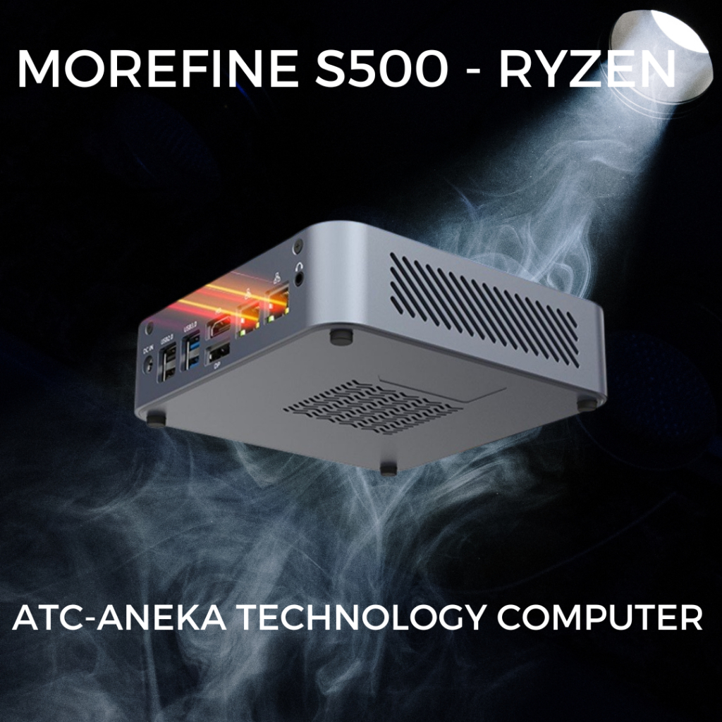 Jual Mini PC Morefine S500+ AMD Ryzen 7330U 2xNVME Sata 2.5" HDMI DP USB Type C Metal Body WiFi ...