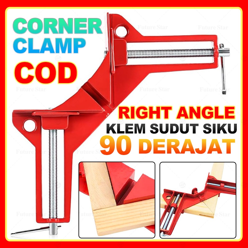 Jual Mini Corner Clamp 3" inch Klem Catok Siku Penjepit Sudut Pigura 90 ...