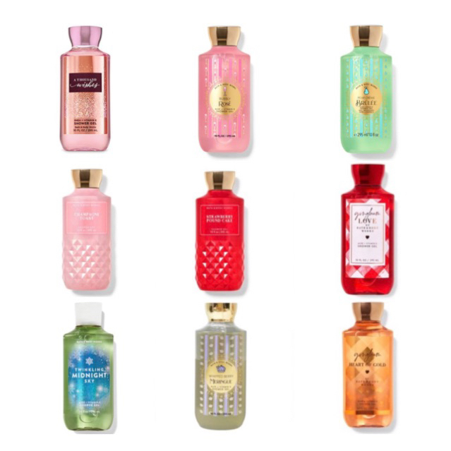 Jual BBW Shower Gel Body Wash 295ml Bath & Body Works - Strawberry ...