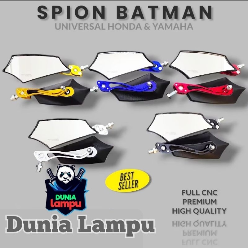 Jual (1 Pasang) Kaca spion model BATMAN spion tomok universal spion ...
