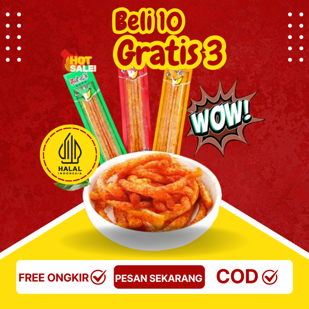 Jual Tendon Stick Cemilan Khas China HALAL Makanan Ringan impor Camilan ...