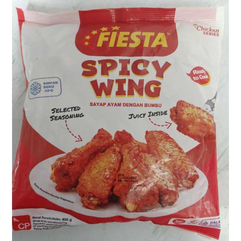 Jual FIESTA Spicy chicken WINGS 400gr | Shopee Indonesia