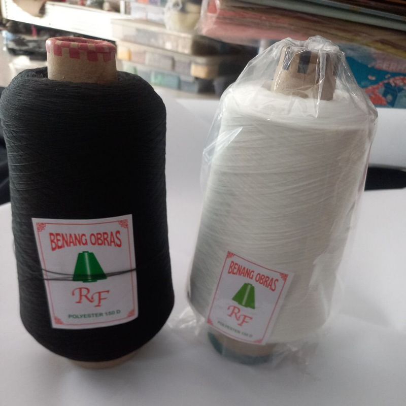 Jual benang obras polyester 400g | Shopee Indonesia