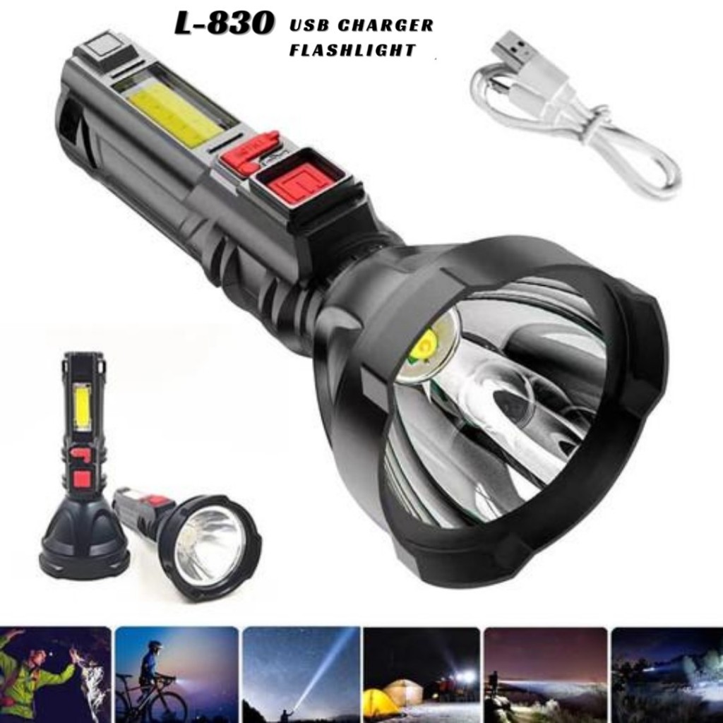 Jual [ Aurorashop88 ] Senter LED Jarak Jauh Senter Fokus Super Terang ...