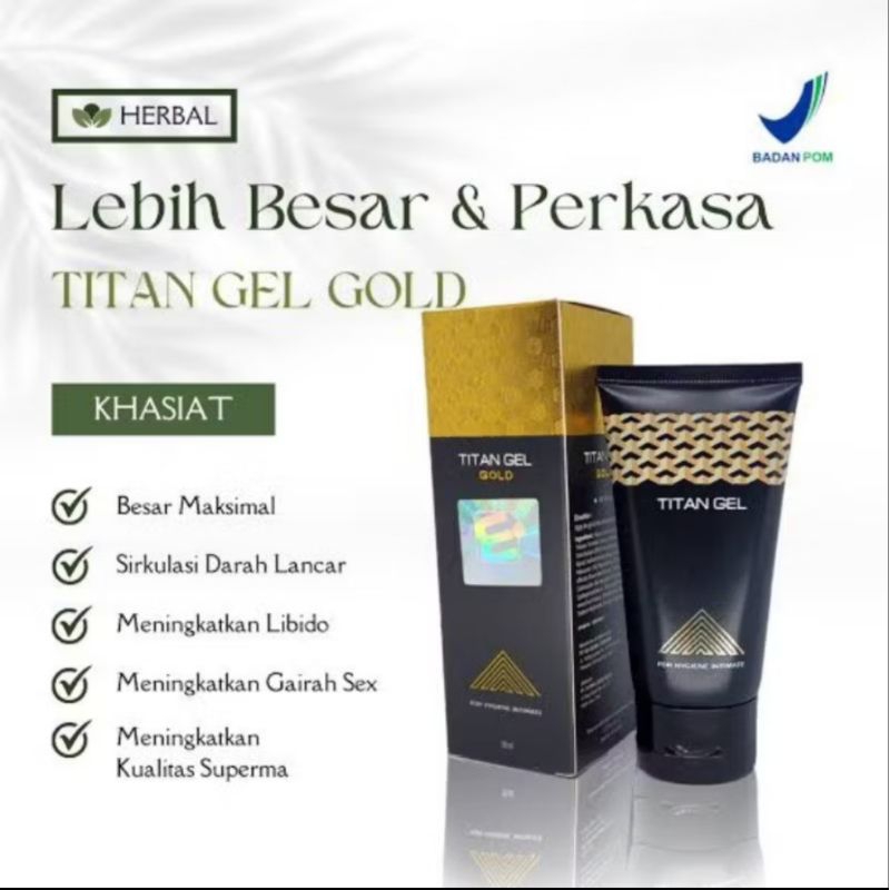 Jual Titan gell gold o r i asli rusiA 100% original rusia terjamin ...