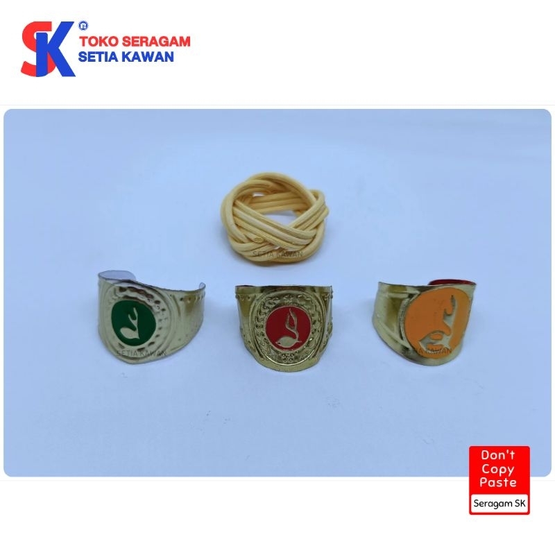 Jual Ring hasduk pramuka siaga, penggalang, penegak dan rotan | Shopee ...