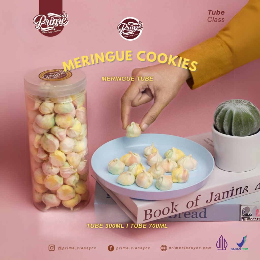 Jual Prime Cookies Kue Kering Lebaran Meringue Choco Chesse Tube Class ...