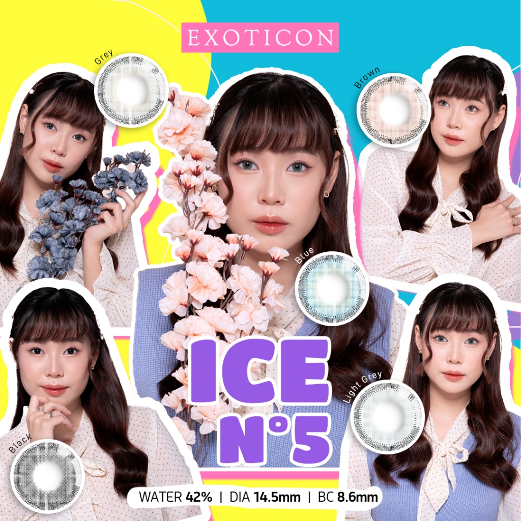 Jual ICE N5 Softlens Minus Normal (-050 s/d 0600) diameter 14.5mm ...