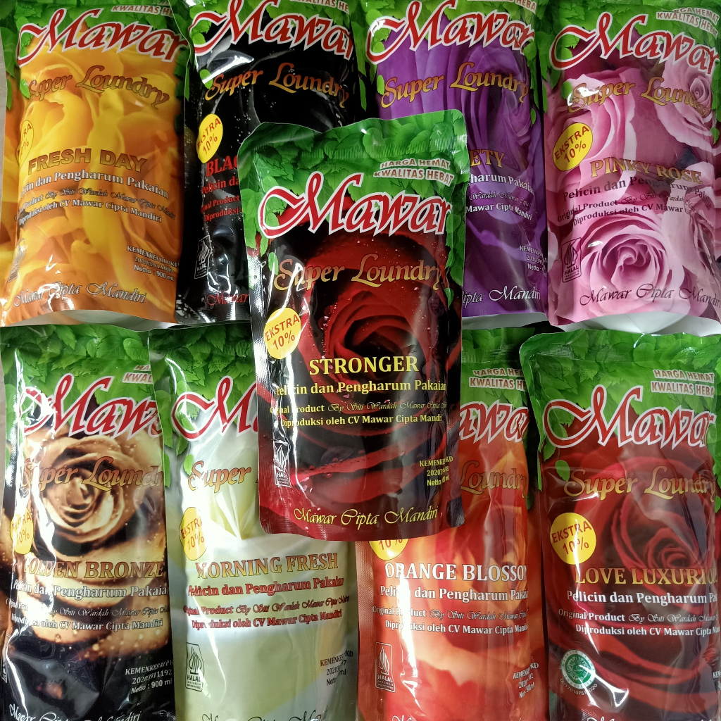 Jual MAWAR SUPER LAUNDRY 900ML / PARFUM LAUNDRY MAWAR / PELICIN PAKAIAN ...