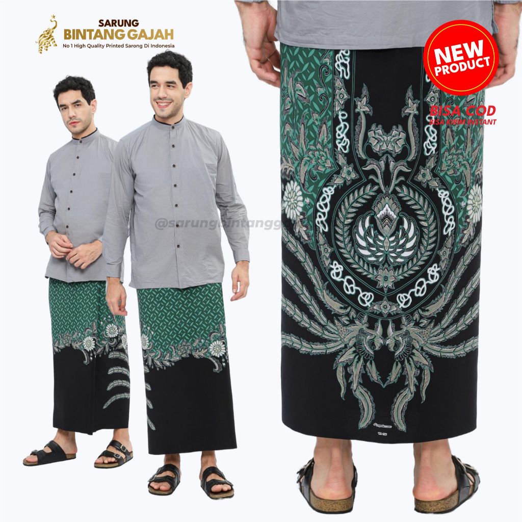 Jual Sarung Bintang Gajah Legenda Classic WS 7216 Motif Ornamen Batik ...