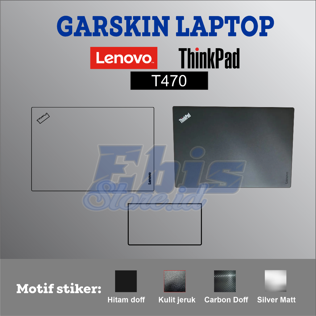Jual Garskin Lenovo T470,T470s Thinkpad skin Protector | Shopee Indonesia