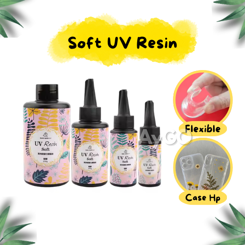 Jual Soft UV Resin / UV Resin Flexible / Crystal Clear UV Curing Epoxy ...