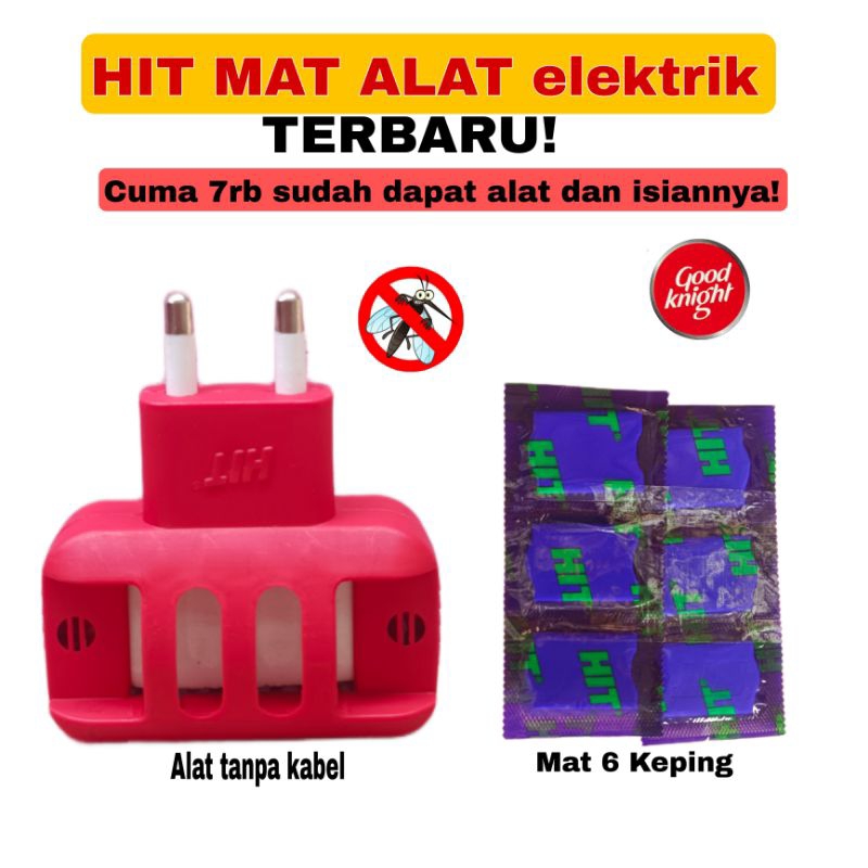 Jual HIT MAT ALAT GOODKNIGHT + Isi 6 Mat (BARU) | Shopee Indonesia