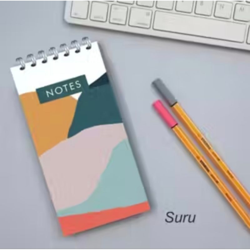 Jual Notes Notebook Aesthetic / Isi 100 Halama/ Polos / Garis / Titik ...